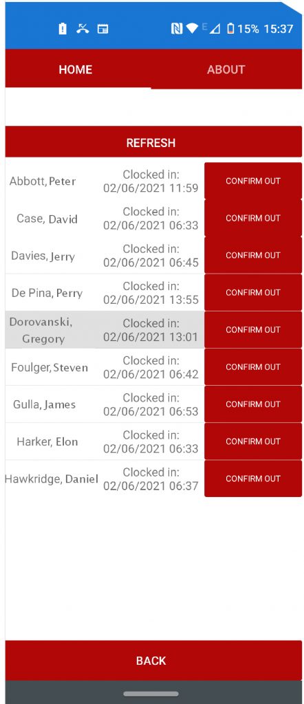 Visitor and roll call staff attendance management software – easyLog ...